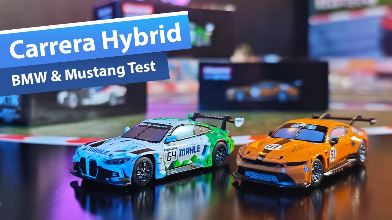 Carrera Hybrid: BMW M4 & Ford Mustang Test / Review - Erster Eindruck ...