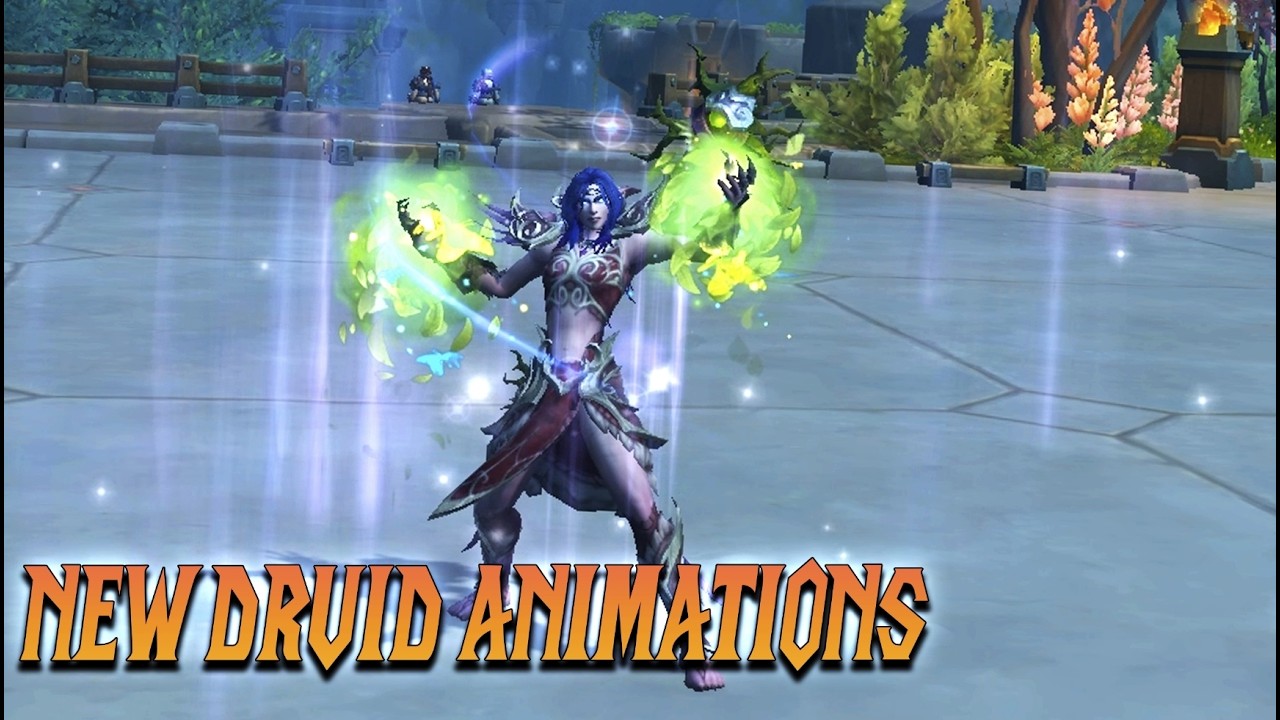 NEW DRUID SPELL ANIMATIONS - WoW The War Within 11.2 - YouTube