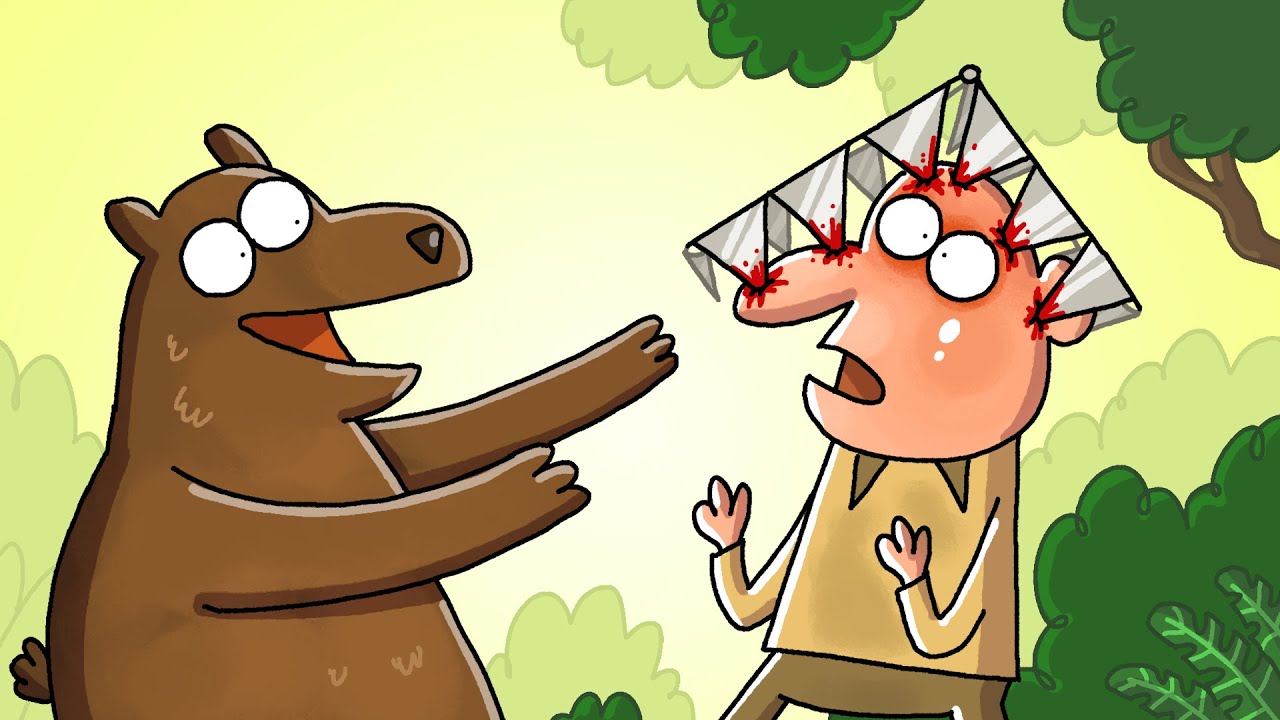 How To Fight A Bear 😂 | Animated Memes | Hilarious Animated ...