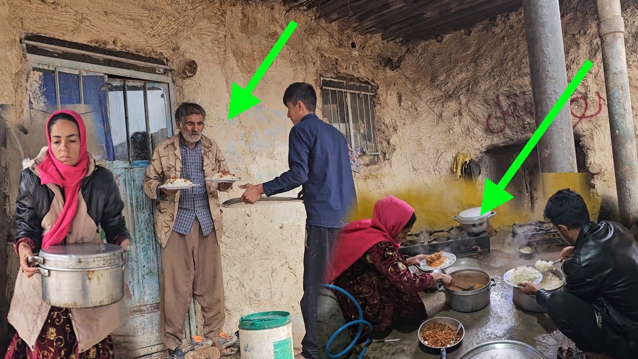 The great generosity of Javad and Fatemeh by distributing Nazri food ...