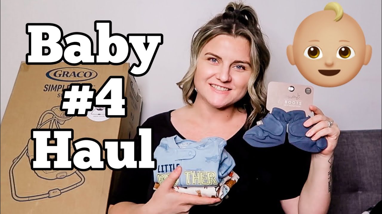BABY HAUL | WHAT I'VE BOUGHT FOR BABY #4 | CLOTHING & AMAZON HAUL ...