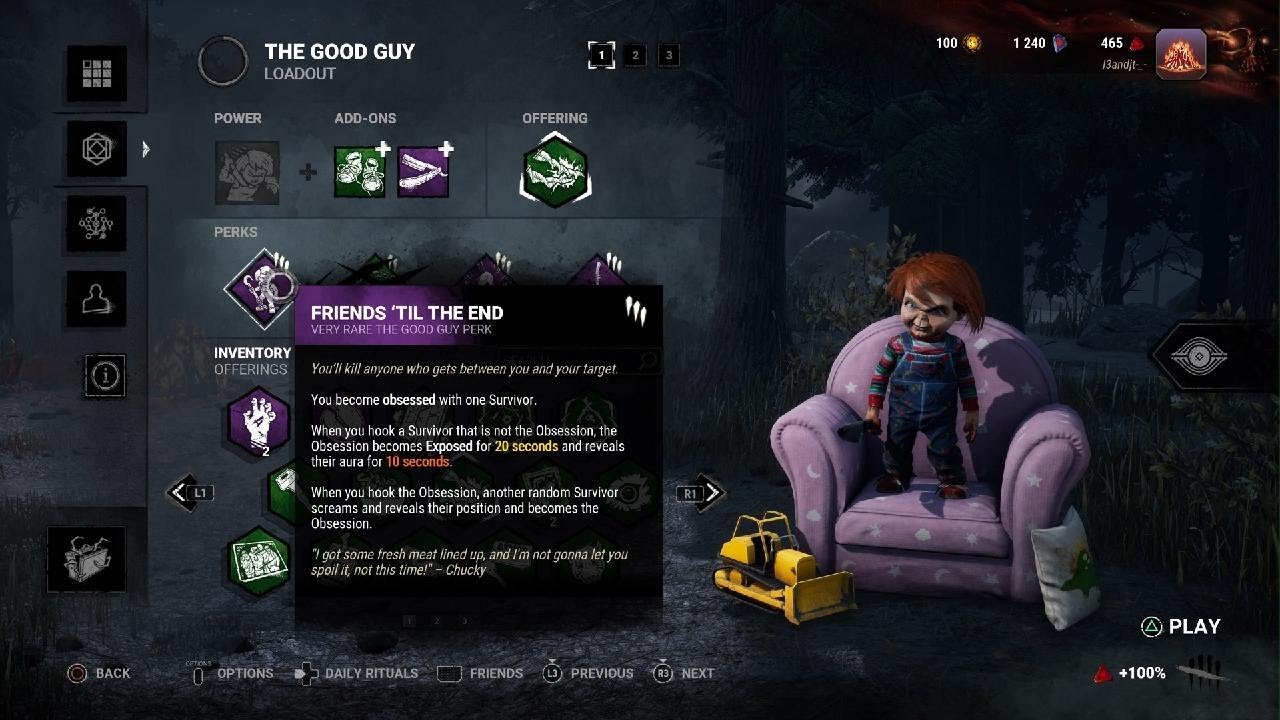 Dead by Daylight Chucky gameplay (4k) - YouTube
