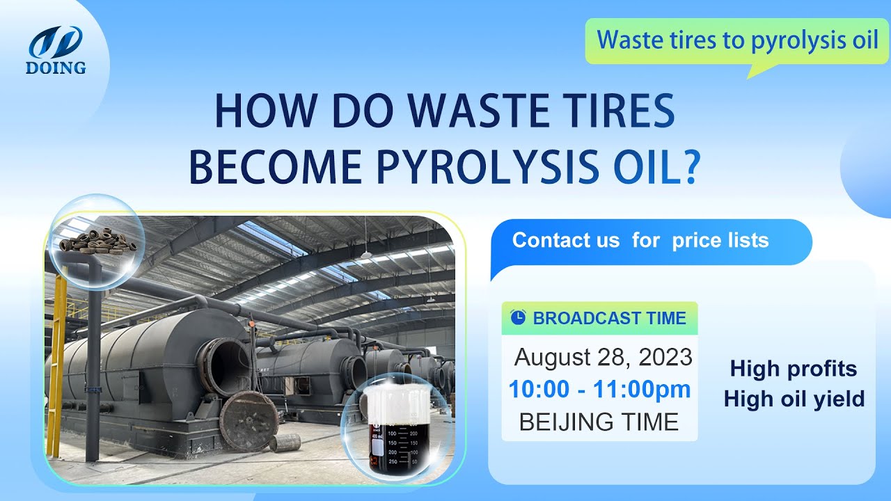 How does pyrolysis plant convert waste tires into pyrolysis fuel oil ...