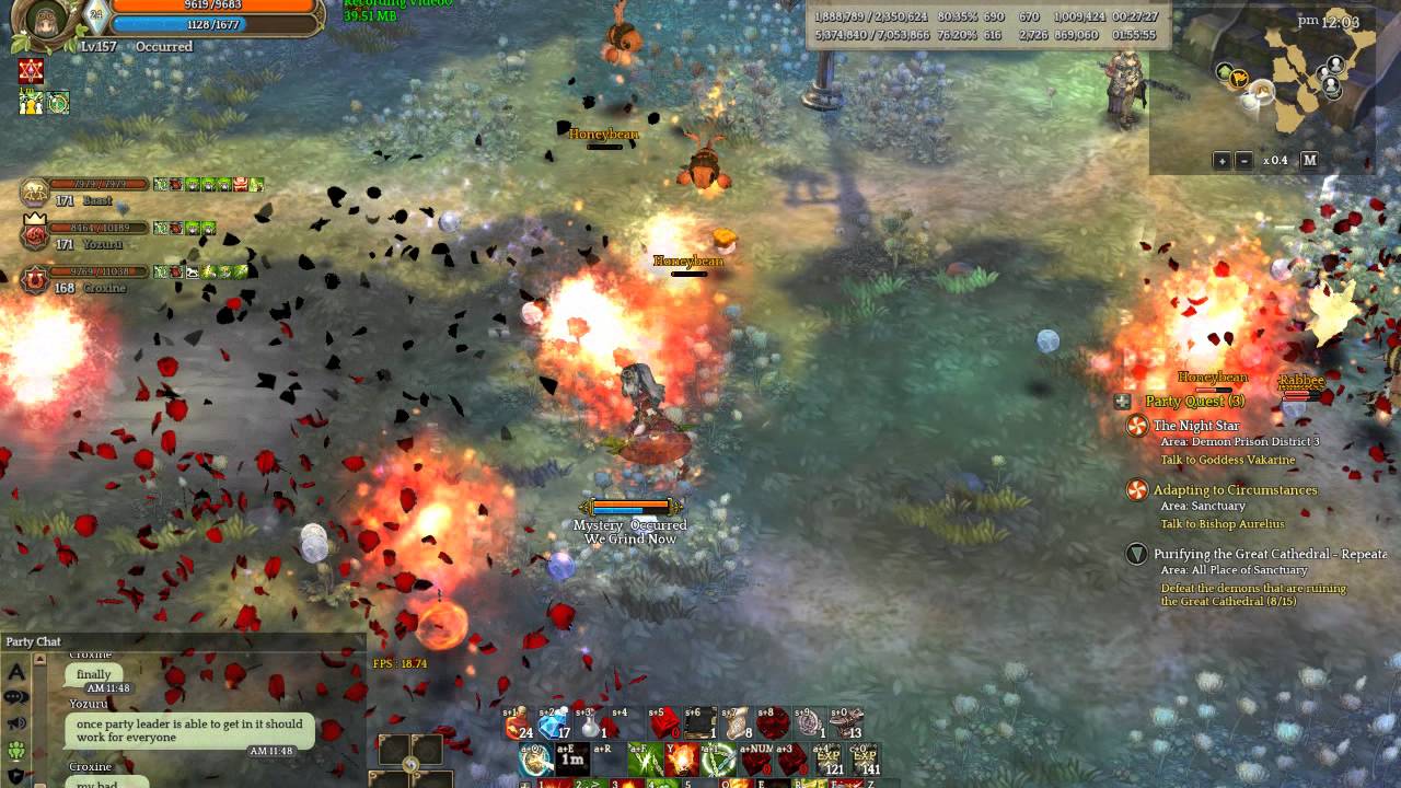 Tree of Savior. Pyro c3 farming Dina Bee Farm :) - YouTube