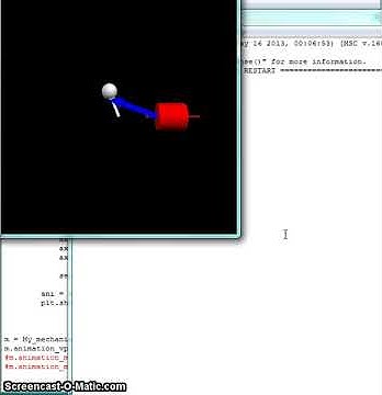 Crankshaft connecting rod and piston mechanism simulation with Python - YouTube