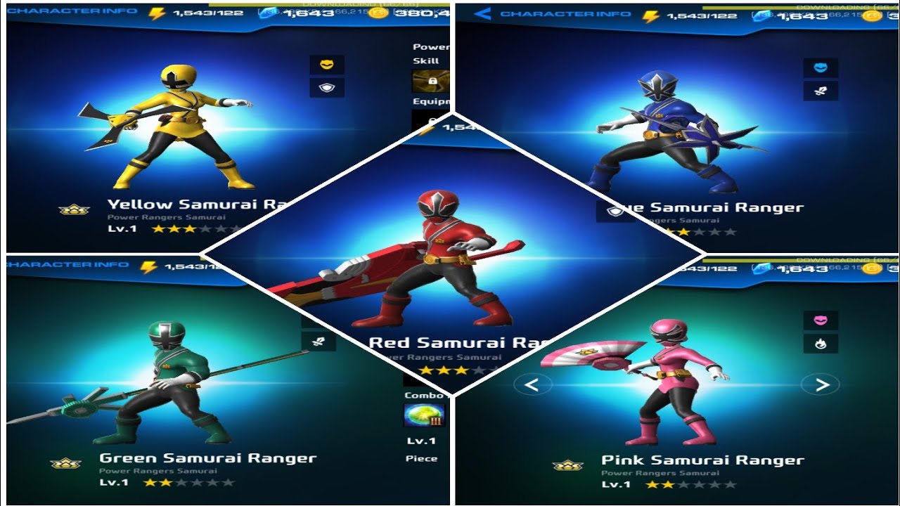 Power Rangers: All Stars Samurai HUGE UNBOXING - YouTube