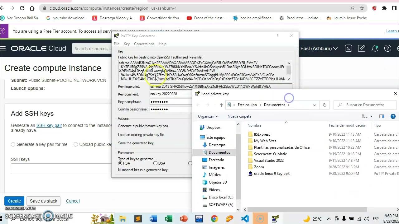 CREAR INSTANCIA LINUX EN ORACLE CLOUD - YouTube
