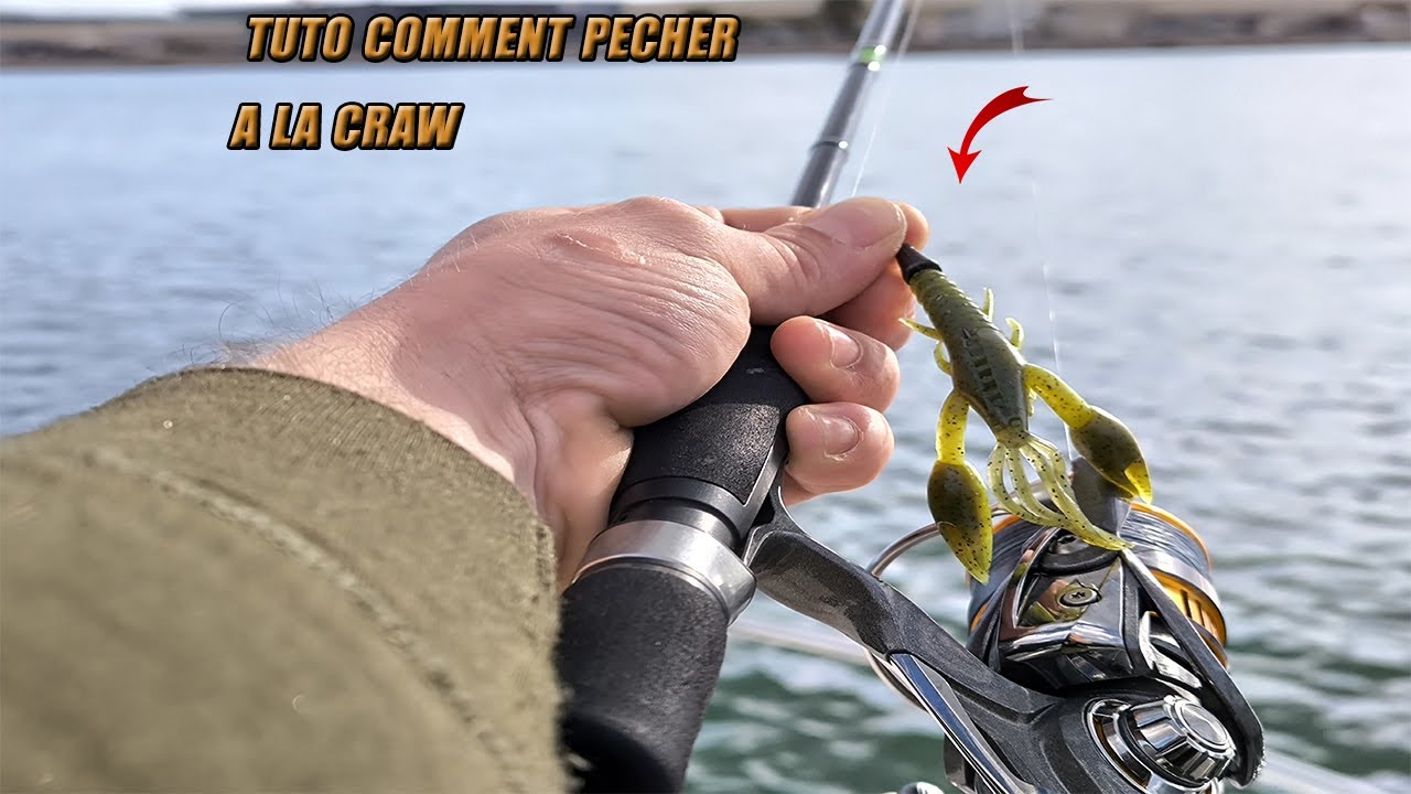Tutoriel comment pêcher a la craw - YouTube