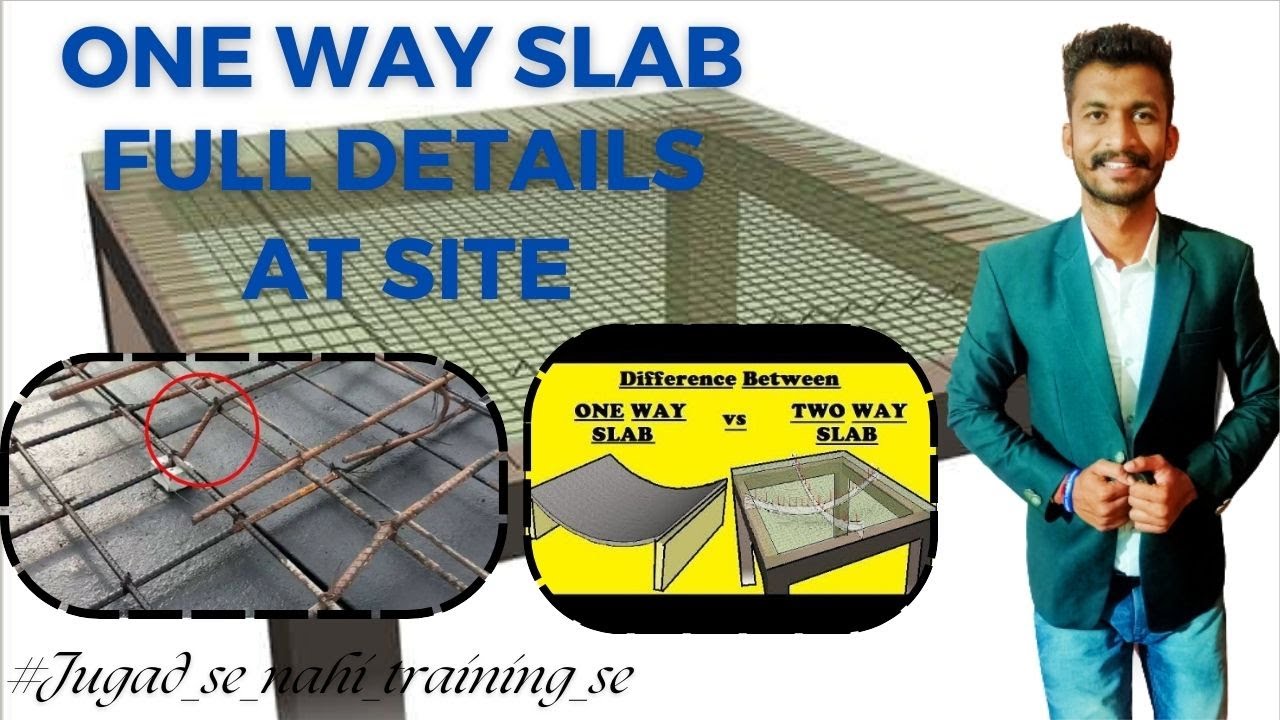 Complete Knowledge of ONE WAY SLAB (AT SITE) #construction #viral - YouTube