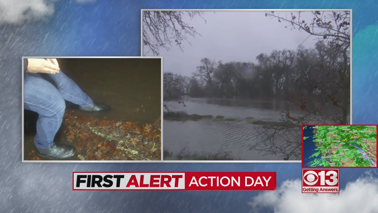 Kiefer Boulevard flooded near Grant Line Road in Sacramento County ...