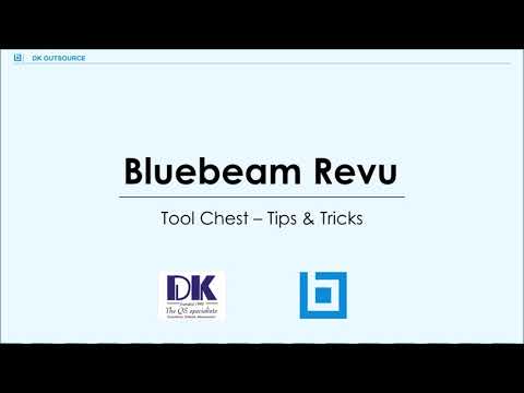 Bluebeam Revu | Tool Chests | Tips & Tricks - YouTube