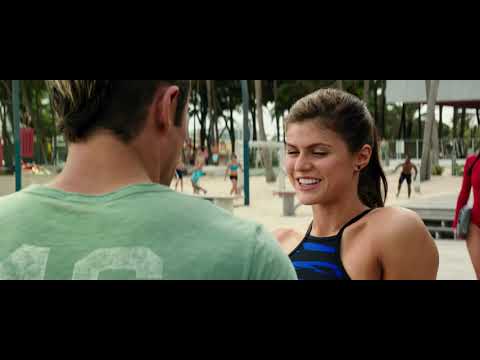 Alexandra Daddario Baywatch 2017 scene 1 remastered 4k