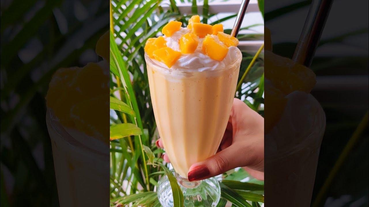 THICK MANGO SMOOTHIE 🥭 #30DaysSmoothieChallenge Day 6 - YouTube