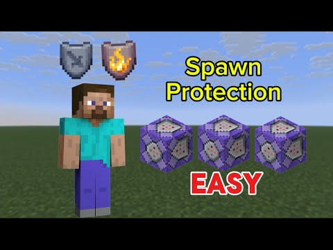 How to make Spawn protection in bedrock (Easy) - YouTube