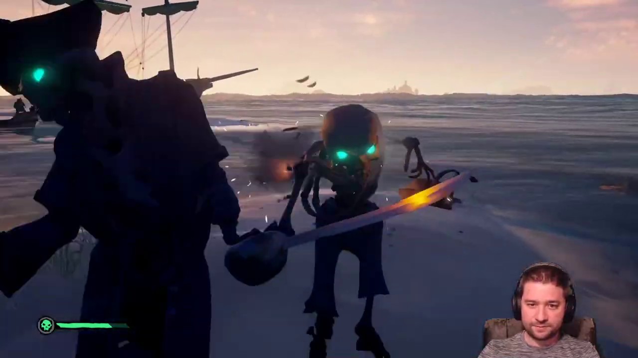 How to defeat Shadow Skeletons in Sea of Thieves - YouTube