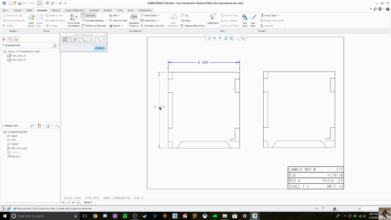 CAD Workin' - Candle Box Template - YouTube