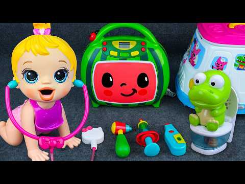 16 Minutes Satisfying Unboxing Pinkfong Doctor Toys, Ambulance Playset | Review Toys