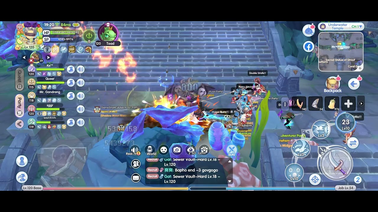 [ROX] f2p Royal Guard party boss hunt | Mini MVP | Toad | RG 1 hand BH ...