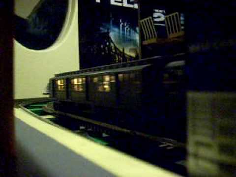 MTH MTA NYC Subway R1 A Train with MTH AmTrak F59PHI SurfLiner Commuter ...