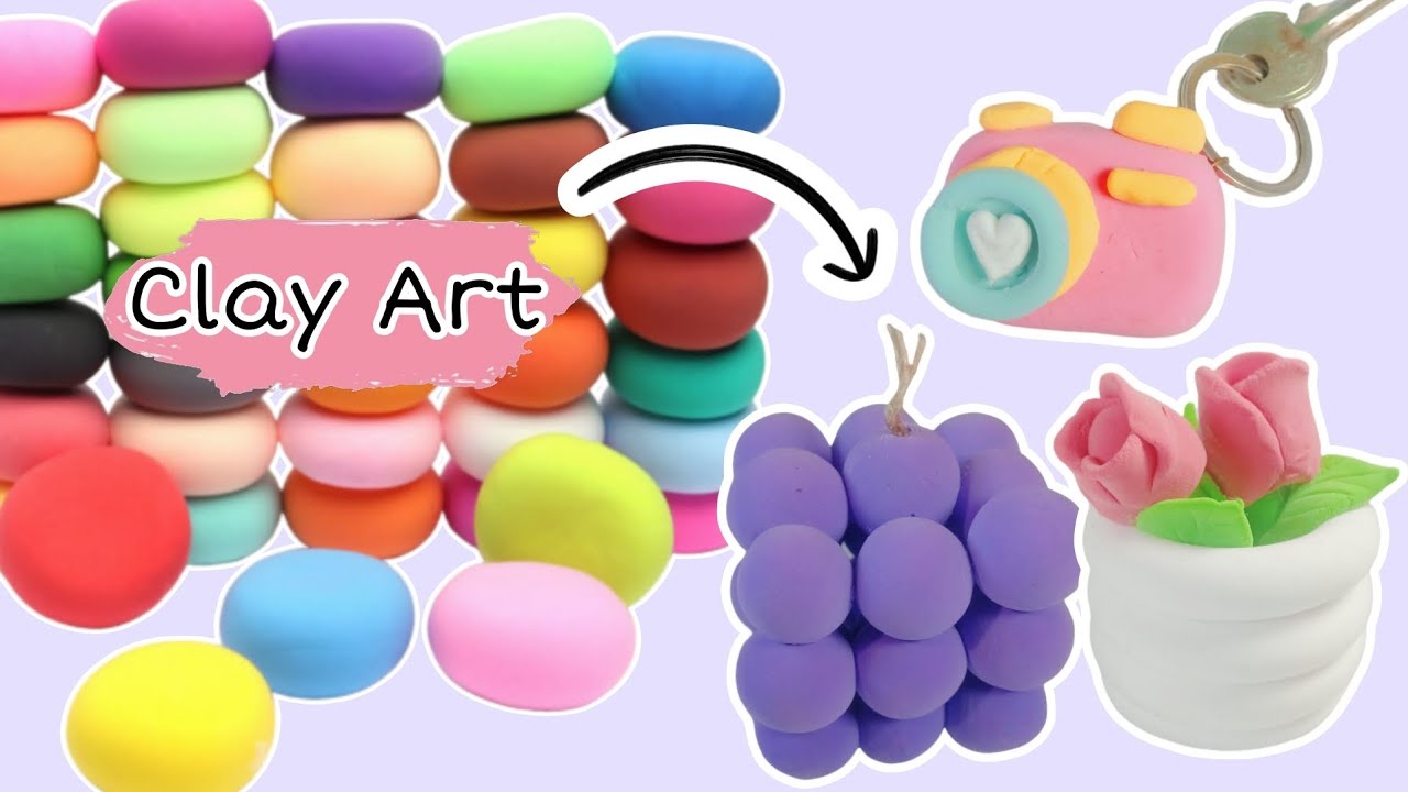 Diy super clay crafts | Clay art | *Pinterest inspired* | Easy super ...