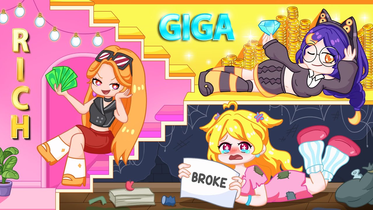 I Pretended To Be RICH In a School FULL Of Billionaires! | Gacha Life ...