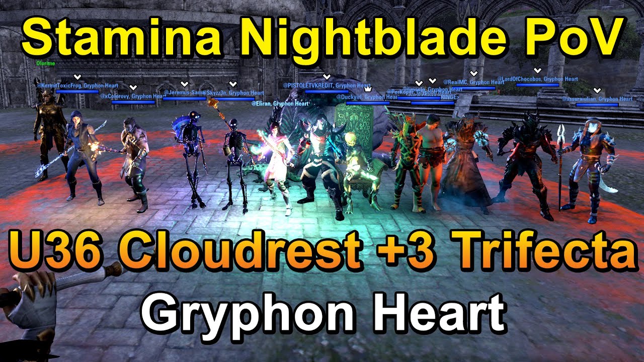 Cringe Squad - Gryphon Heart (vCR+3 Trifecta) - Stamina Nightblade PoV ...