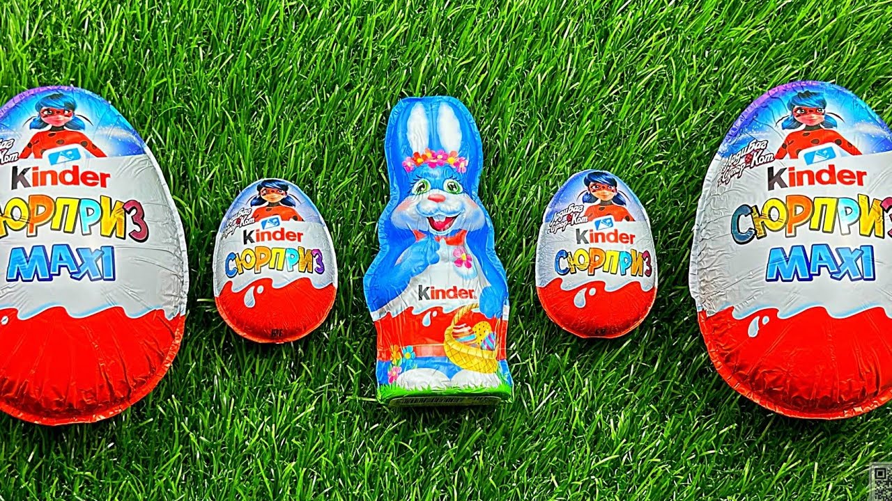 ASMR KINDER Unboxing: Kinder MAXI, Kinder Rabbit SURPRISE Unboxing ...