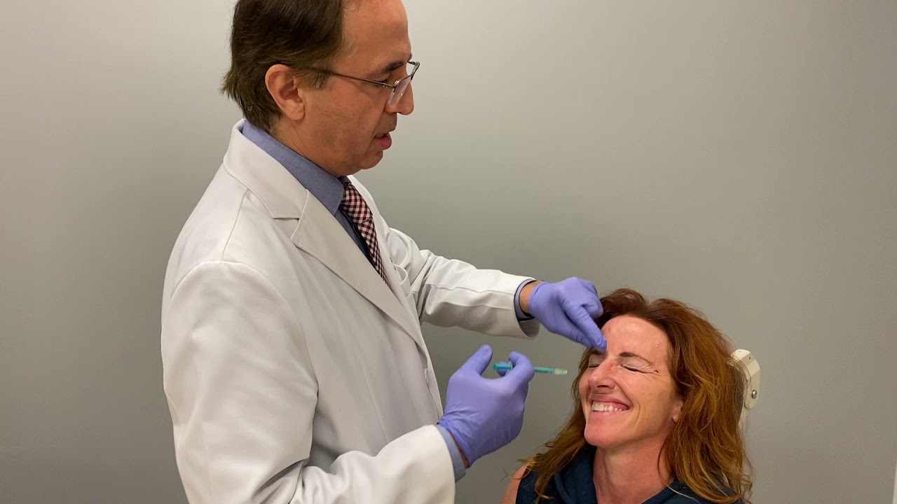 Botox for Bunny lines of nose bridge in OC Beauty Medspa - YouTube