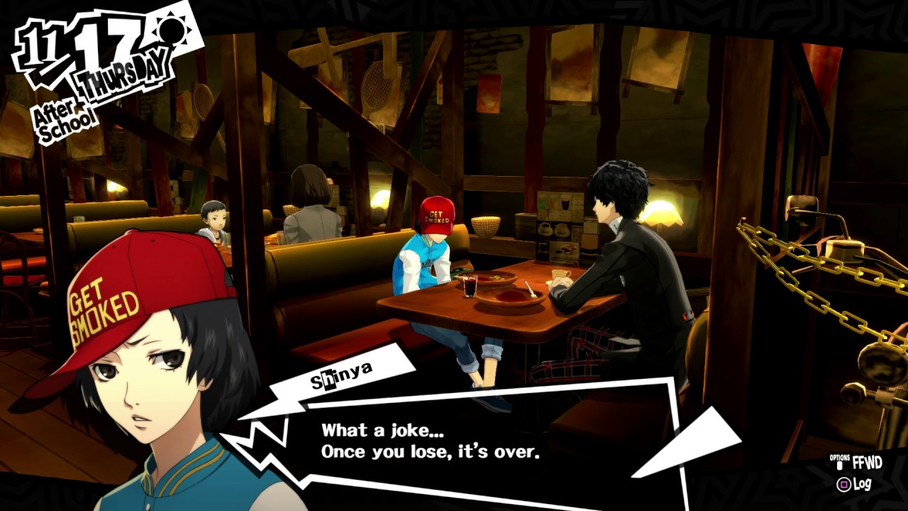 Persona 5 - Shinya Tower Confidant rank 3! HQ - YouTube