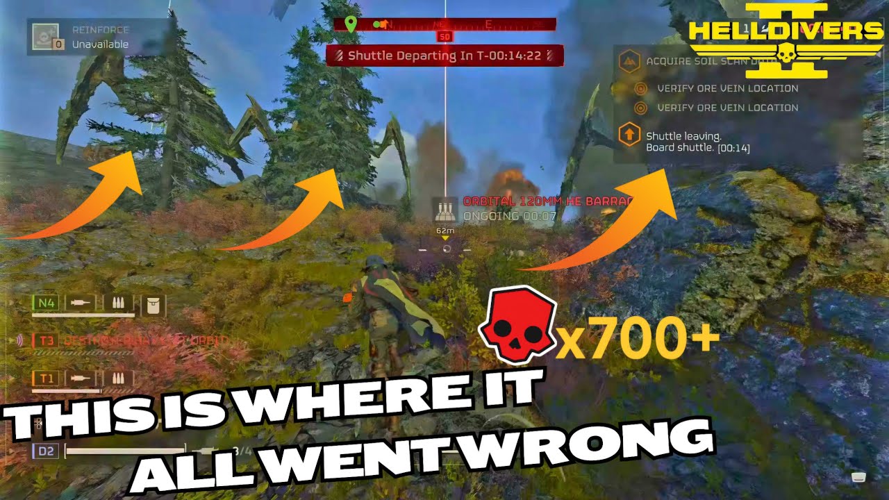 HELLDIVERS 2:Where It All Went Wrong on Super Helldive Difficulty #gaming #helldivers # ...