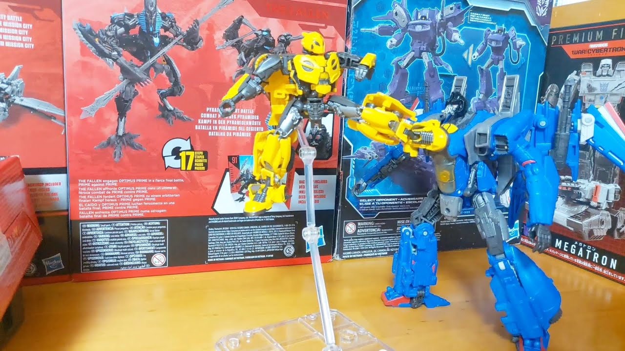 트랜스포머 B-127(범블비)스톱모션 (Transformer B-127 (Bumblebee) Stop Motion) - YouTube