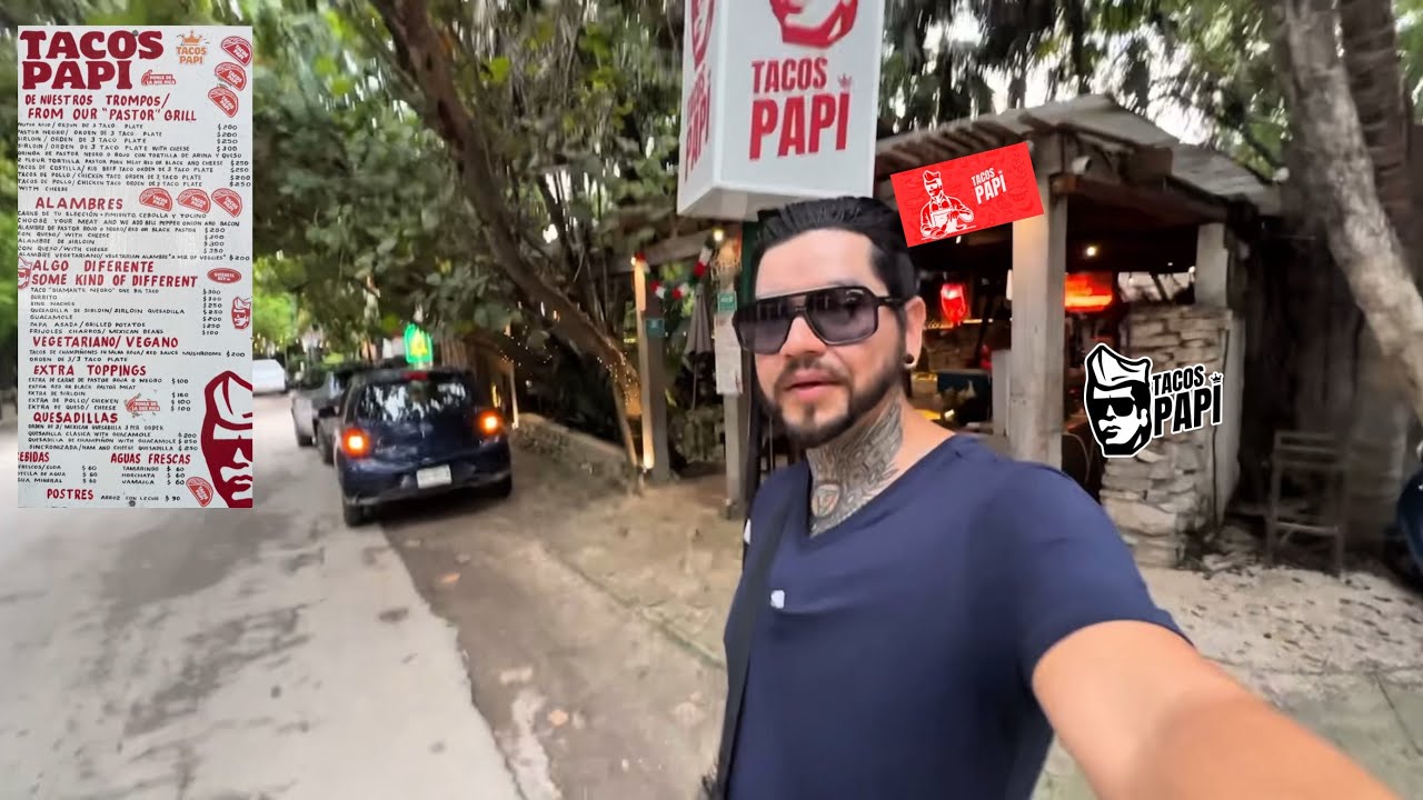 PROBANDO LOS TACOS PAPI EN TULUM !! ⭕️🌮🌮 Los Tacos de palazuelos - YouTube