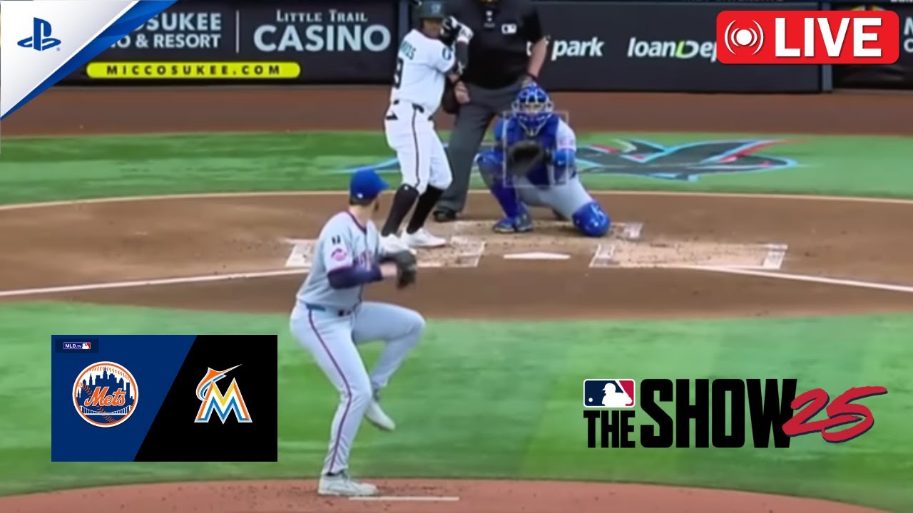 MLB LIVE Mets vs. Marlins Game Highlights (4/7/2025) | MLB Highlights ...