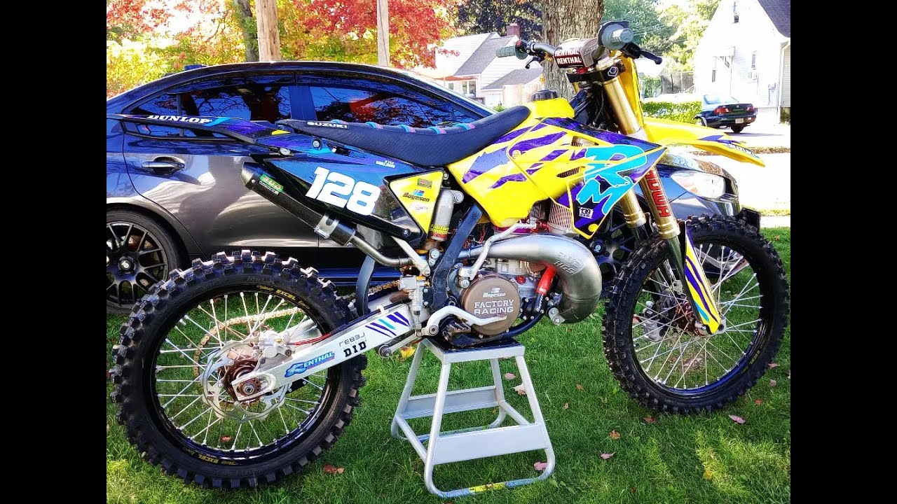 2004 RM250 Raging Heart Race Build - YouTube