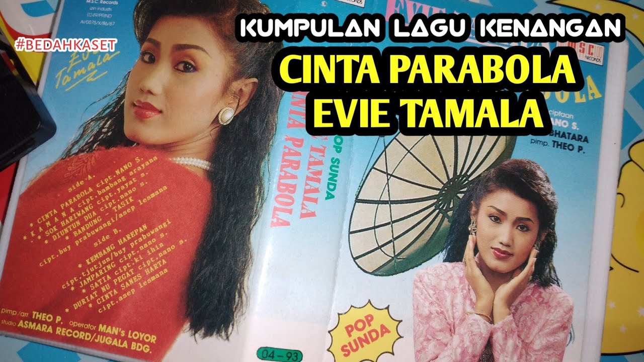 Kumpulan lagu Pop Sunda Album CINTA PARABOLA Evie Tamala #dangdutlawas ...