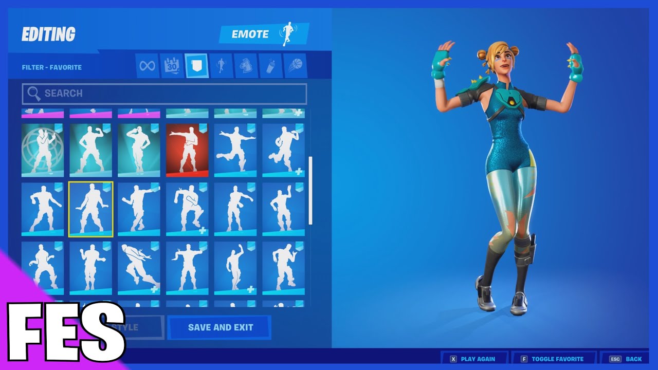 Fortnite Moxie Skin With all my Fortnite Dances & Emotes! - YouTube