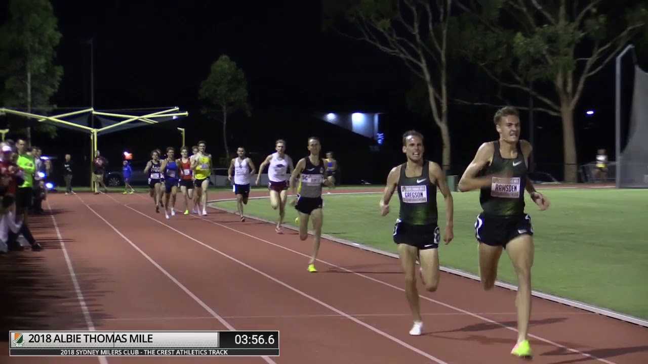 2018 Albie Thomas Mile - 2018 Men's Australian Mile Championship - YouTube