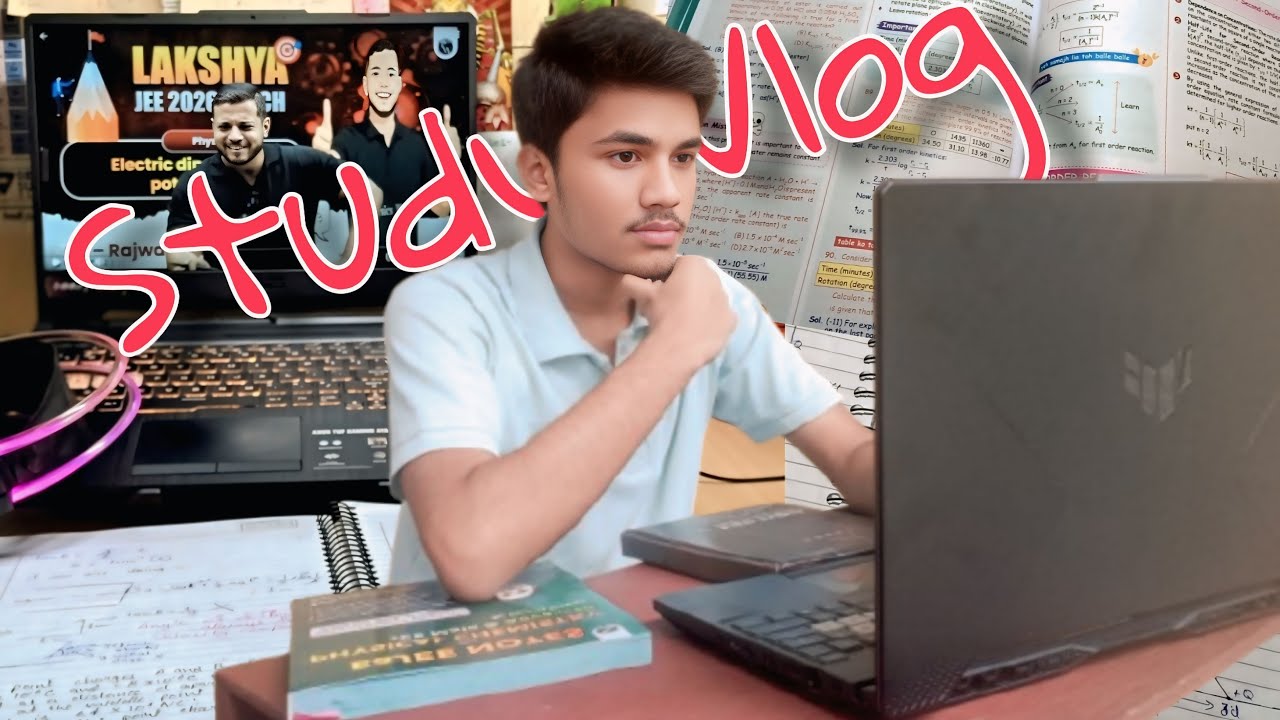 JEE 2026 Aspirant Study Vlog | Study Update + Fun Study Moments! 💡 ️ - YouTube