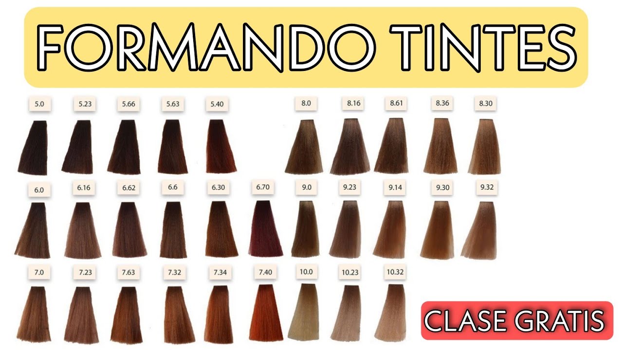 COMO MEZCLAR TINTES clase GRATIS 💎 - YouTube