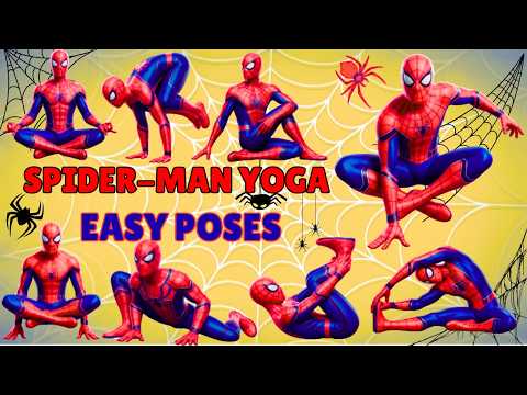 Çocuklar İçin Yoga | Spider-Man ve Çocuklar İçin Kolay Yoga Pozları #yogaforkids 🌈