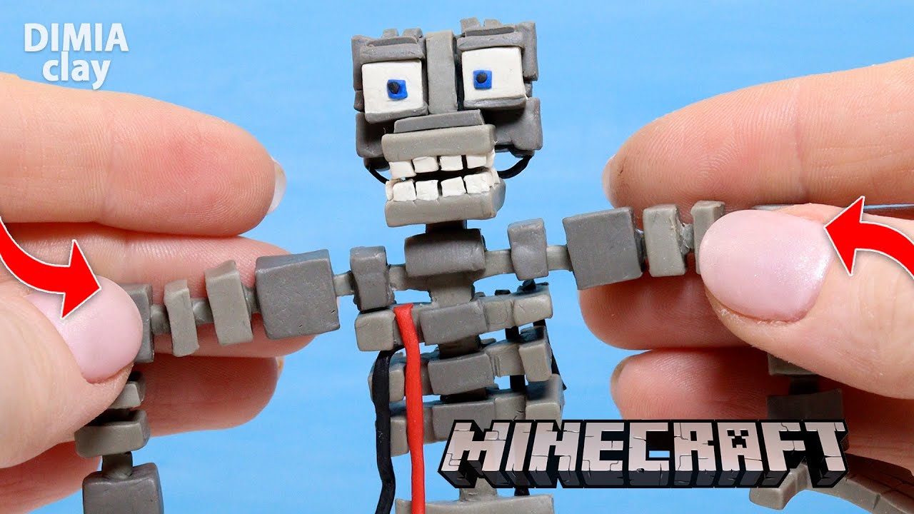 Animatronic Endoskeleton in Minecraft with Clay FNAF Security Breach ...