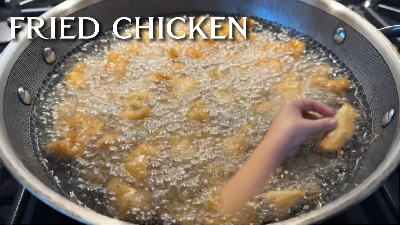 Deep Fried Chicken Slow Motion | Can work as a white noise for sleep ...