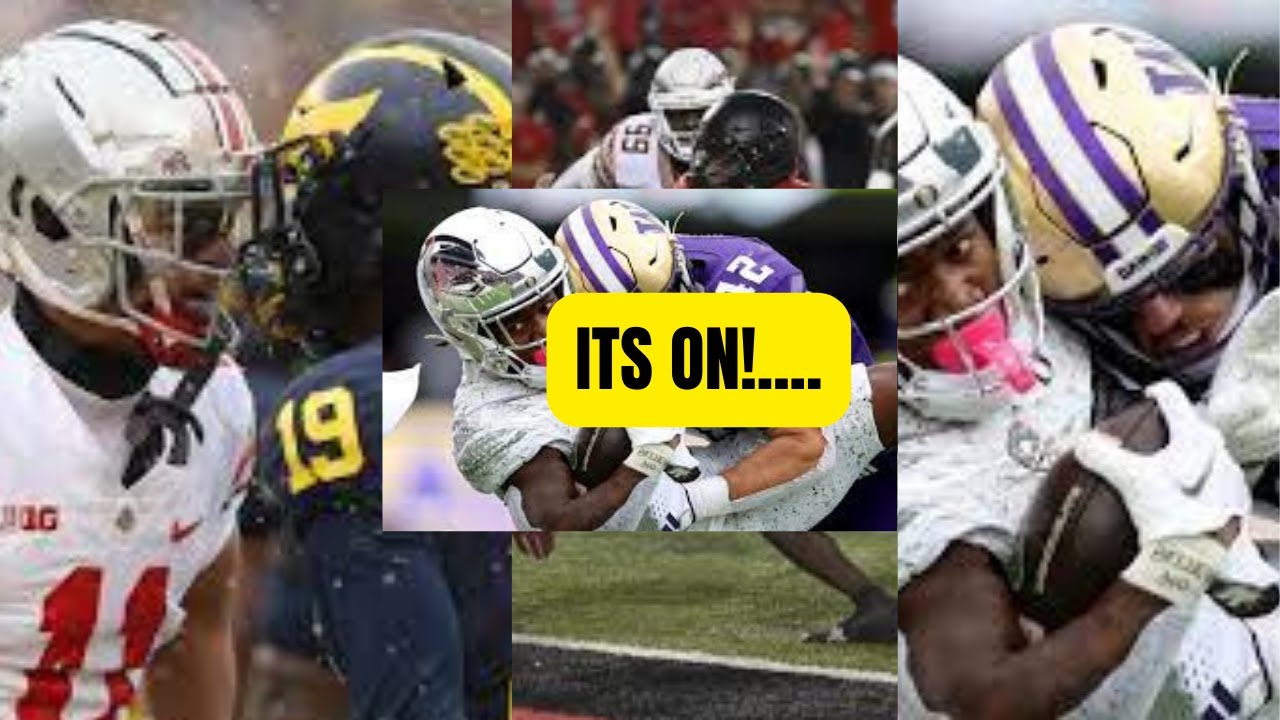 CAN A ONE LOSS BIG 10 TEAM MAKE THE OFFS? WASHINGTON VS OREGON PT 2 IS ...