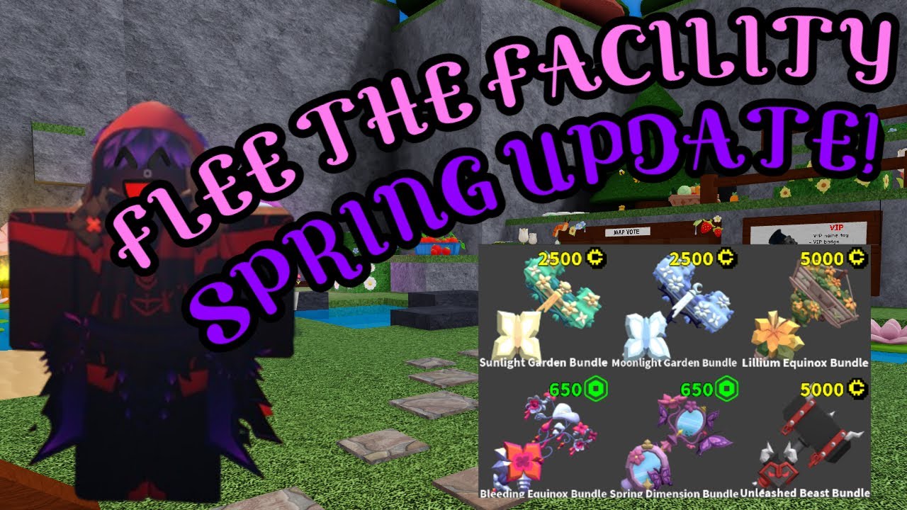 FLEE THE FACILITY'S SPRING UPDATE IS HERE! | PLAYING WITH CALIB AND ...