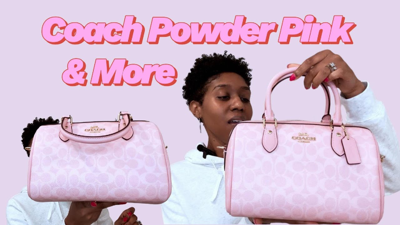 Coach Powder Pink and some randomness - YouTube