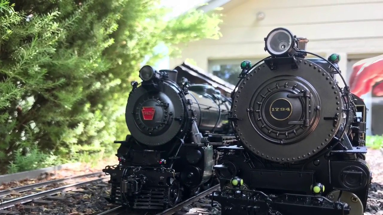 Gauge 1 Live steam Pennsy Fun - YouTube