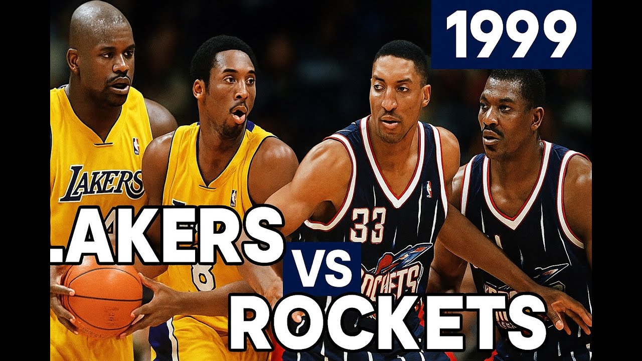 02/28/1999 Lakers vs. Rockets Kobe Bryant Full game - YouTube