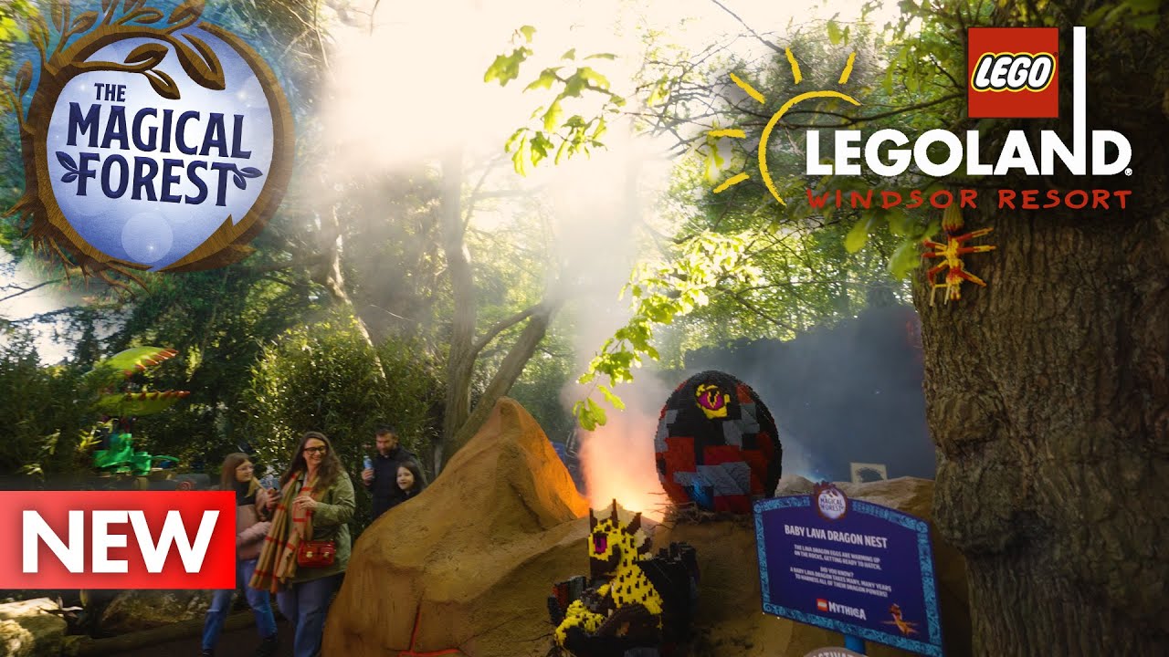 Lego Mythica 'Magical Forest' OPENS! - Legoland Windsor - YouTube