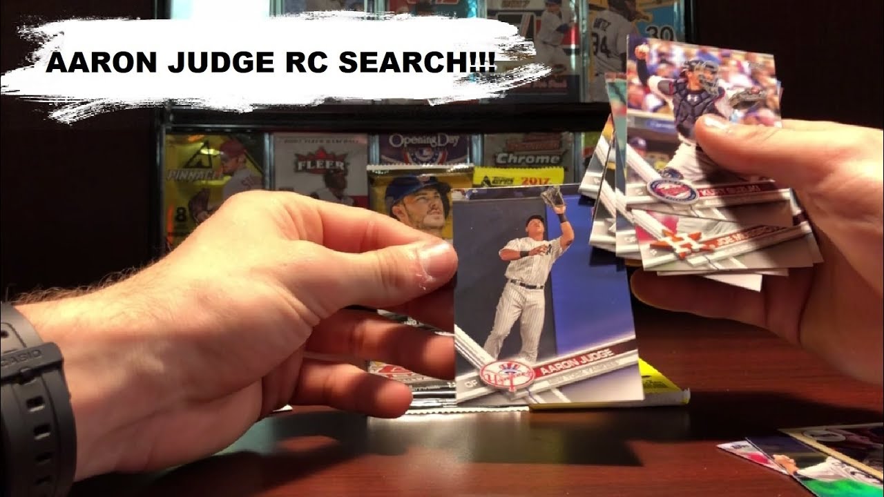 Aaron Judge RC Search! 2017 Topps! - YouTube