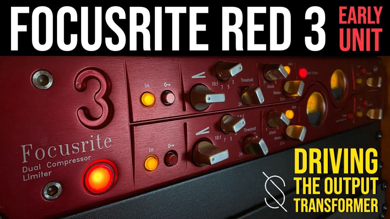 Focusrite Red 3(In + Out Transformers) | Driving the Output Transformer ...
